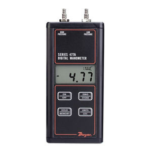 DWYER INSTRUMENTS 477A-1 SPECIFICATIONS - INSTALLATION AND OPERATION ...