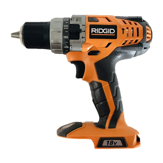 RIDGID R8611504 OPERATOR'S MANUAL Pdf Download | ManualsLib