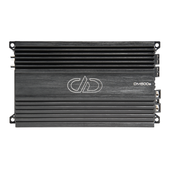 DD AUDIO D5.500 OWNER'S MANUAL Pdf Download | ManualsLib