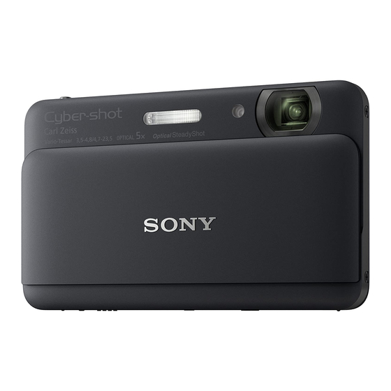 SONY DSC-TX55 SPECIFICATIONS Pdf Download | ManualsLib