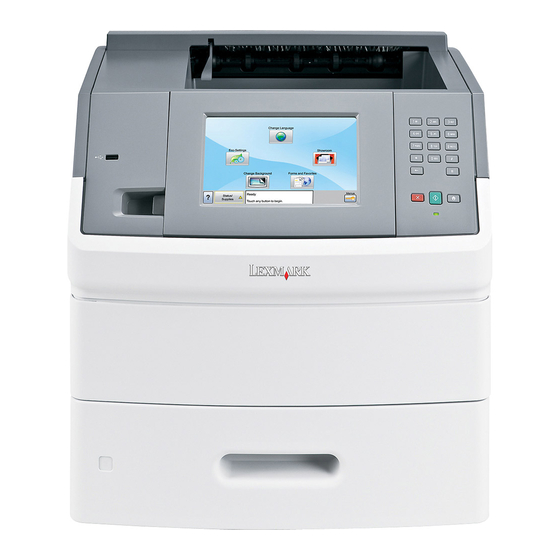 LEXMARK T656 USER MANUAL Pdf Download | ManualsLib