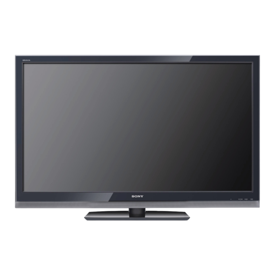 SONY KDL-52VL150 - 52" BRAVIA VL SERIES LCD TV SPECIFICATIONS Pdf ...