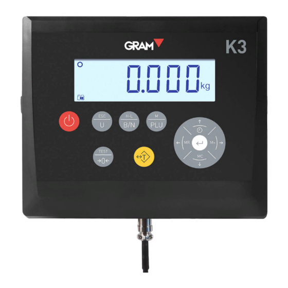 GRAM K3X SERIES OPERATION MANUAL Pdf Download | ManualsLib