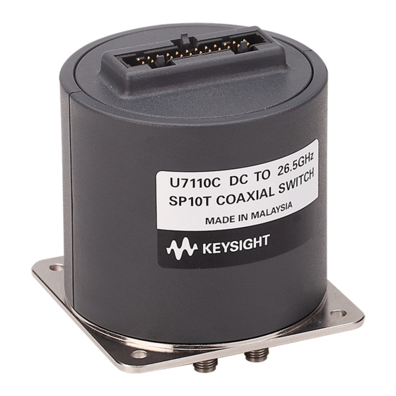 KEYSIGHT U7108 SERIES OPERATING AND SERVICE MANUAL Pdf Download ...