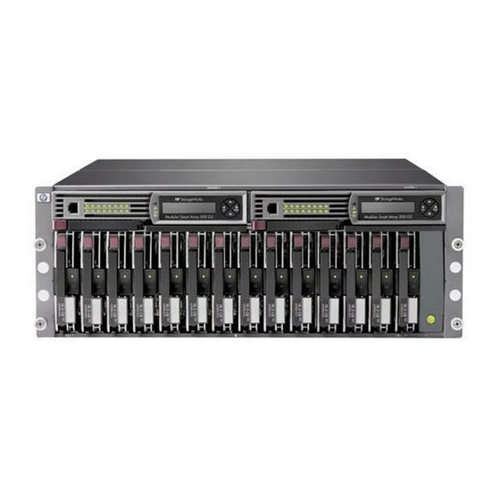HP STORAGEWORKS 500 - G2 MODULAR SMART ARRAY USER MANUAL Pdf Download | ManualsLib