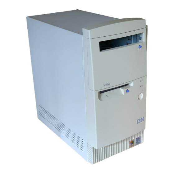 IBM 2158240 - APTIVA E - 2158 MAINTENANCE AND SERVICE MANUAL Pdf ...