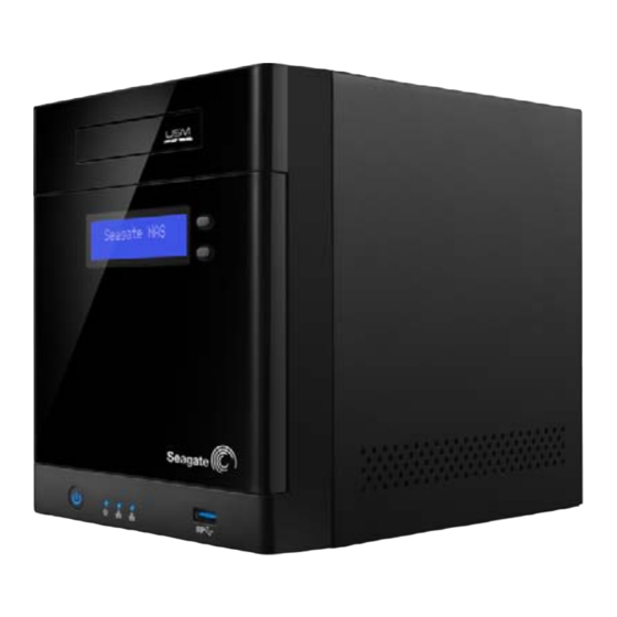 SEAGATE BUSINESS STORAGE 1-BAY NAS USER MANUAL Pdf Download | ManualsLib