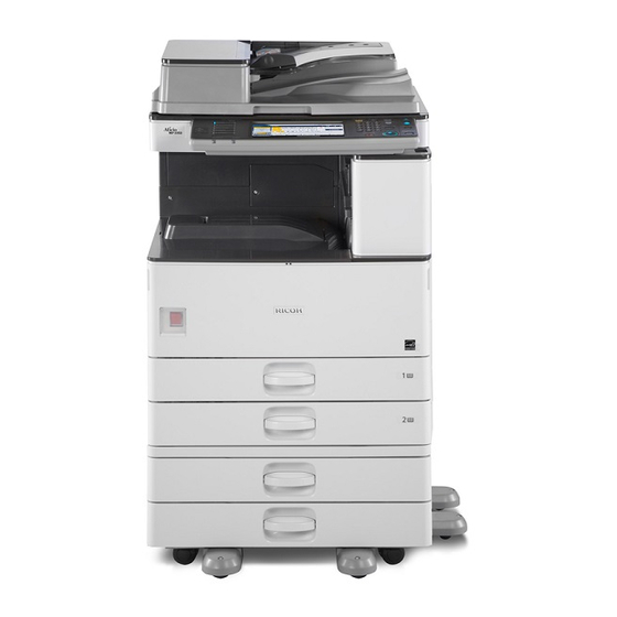 RICOH AFICIO MP 2852SP MANUAL Pdf Download | ManualsLib
