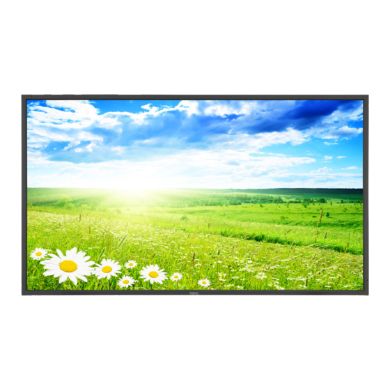 NEC X461HB - MULTISYNC - 46" LCD FLAT PANEL DISPLAY BROCHURE Pdf ...