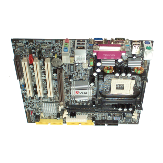 AOPEN MX46-533 MAX ONLINE MANUAL Pdf Download | ManualsLib