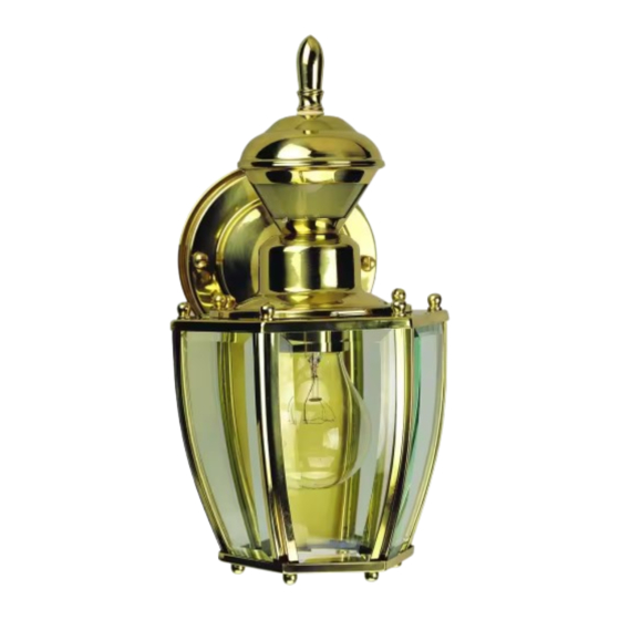 Heath Zenith 4170 Motion Sensor Light Fixture Owner's Manual | ManualsLib