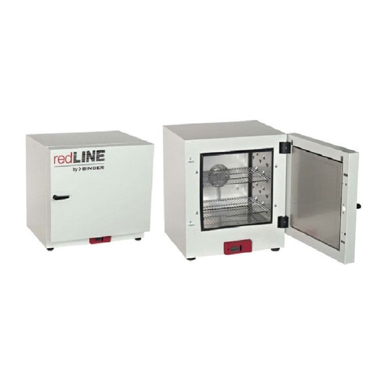 BINDER REDLINE RE 53 OPERATING MANUAL Pdf Download | ManualsLib