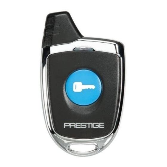 AUDIOVOX PRESTIGE 101BP TRANSMITTER PROGRAMMING Pdf Download | ManualsLib