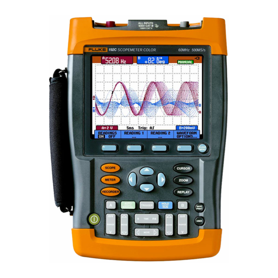 FLUKE 199B SERVICE MANUAL Pdf Download | ManualsLib