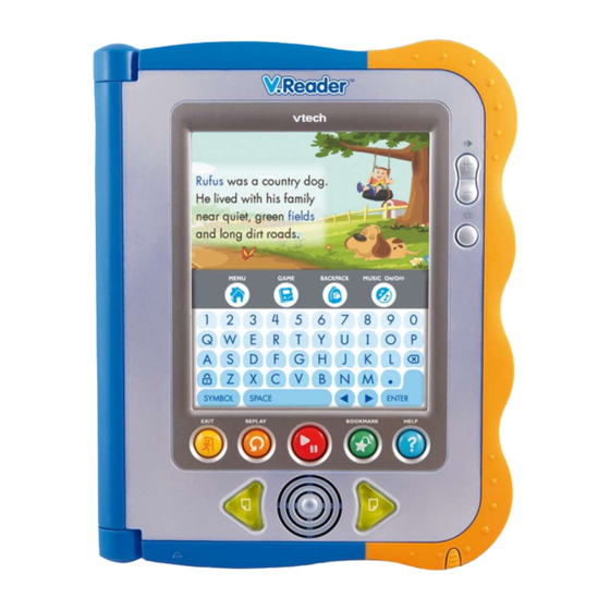 VTECH V.READER INTERACTIVE E-READING SYSTEM USER MANUAL Pdf Download ...