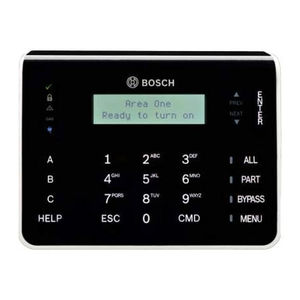 Bosch B921C - Two-Line Capactive Keypad Installation Guide | ManualsLib