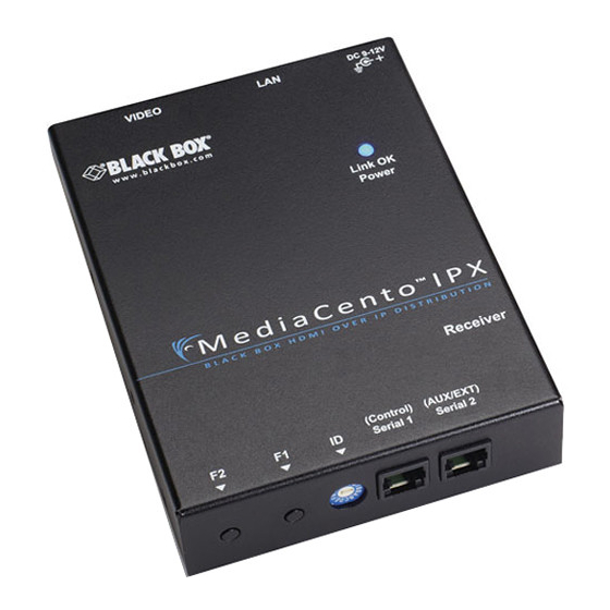 BLACK BOX VX-HDMI-POE-MTX USER MANUAL Pdf Download | ManualsLib
