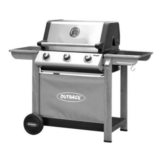 OUTBACK RANGER 3 GRILL ASSEMBLY AND OPERATING INSTRUCTIONS MANUAL ...