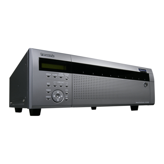 PANASONIC WJ-ND400/1000 REFERENCE Pdf Download | ManualsLib