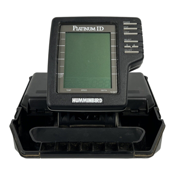 HUMMINBIRD PLATINUM ID PORTABLE OPERATION MANUAL Pdf Download | ManualsLib