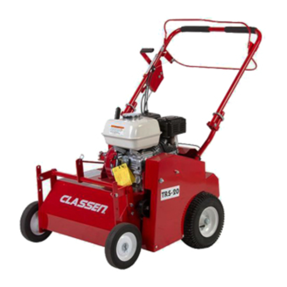CLASSEN TRS-20 TURF RAKE OPERATOR'S & PARTS MANUAL Pdf Download ...
