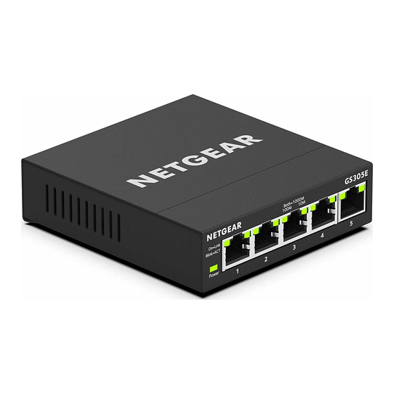 NETGEAR GS305E INSTALLATION MANUAL Pdf Download | ManualsLib