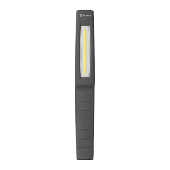 User Manuals: Würth WLH 1.3 LED hand-held lamp