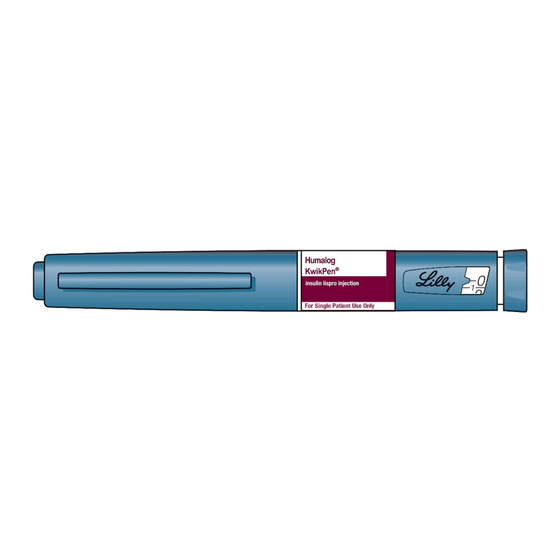 LILLY HUMALOG KWIKPEN INSULIN PEN INSTRUCTIONS FOR USE MANUAL | ManualsLib