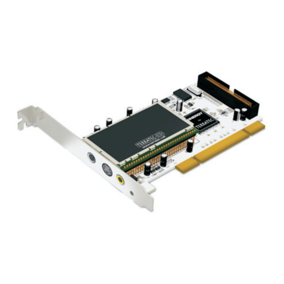 TERRATEC CINERGY S PCI DRIVER MANUAL Pdf Download | ManualsLib