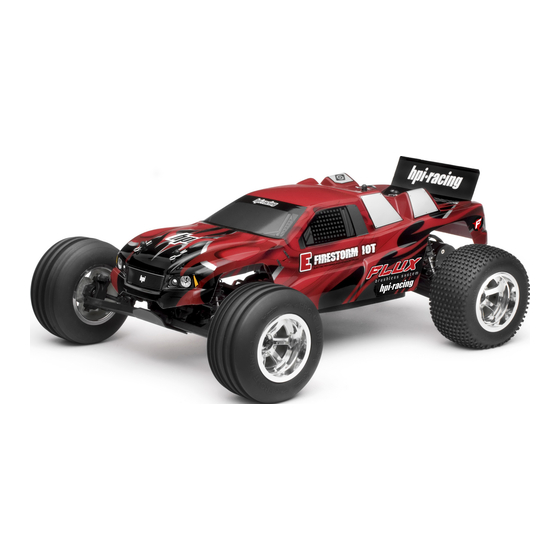 HPI RACING FIRESTORM 10T INSTRUCTION MANUAL Pdf Download | ManualsLib
