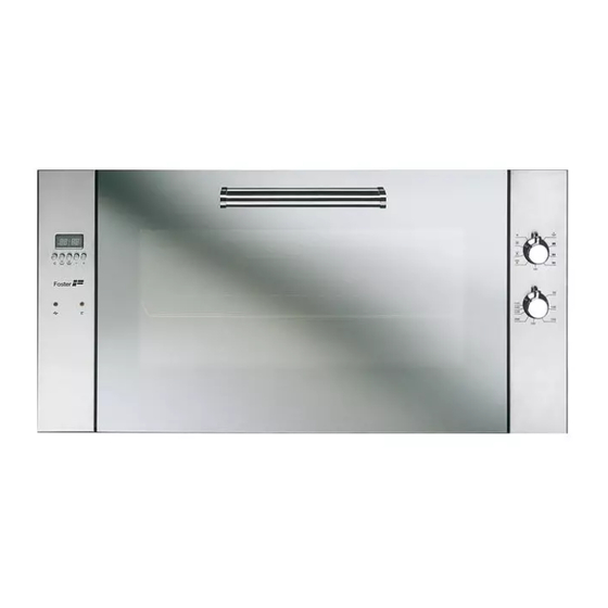 FOSTER FAUST 90 7167-042 INSTALLATION, OPERATING AND MAINTENANCE MANUAL ...