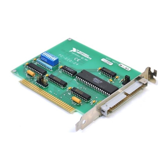 NATIONAL INSTRUMENTS PC-DIO-24 USER MANUAL Pdf Download | ManualsLib