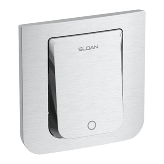 SLOAN TRUFLUSH SERIES INSTALLATION INSTRUCTIONS Pdf Download | ManualsLib
