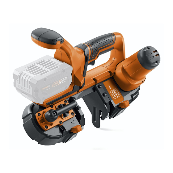 User Manuals: Fein ABAS18-63AS Cordless Band Saw