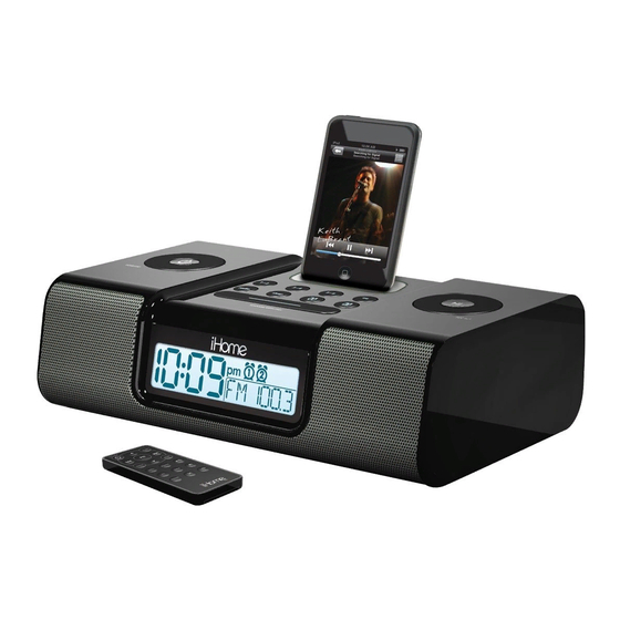 IHOME IH9 USER MANUAL Pdf Download | ManualsLib