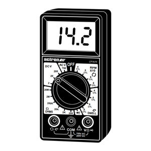 ACTRON DIGITAL MULTIMETER CP7676 OPERATING INSTRUCTIONS MANUAL Pdf ...