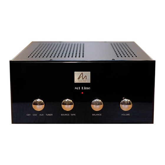 AUDIO NOTE M1 LINE OWNER'S INFORMATION Pdf Download | ManualsLib