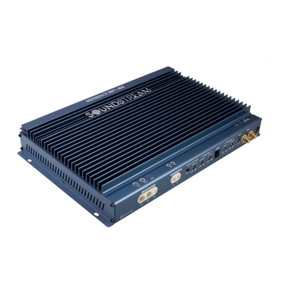 SOUNDSTREAM REFERENCE REF1.500 USER MANUAL Pdf Download | ManualsLib