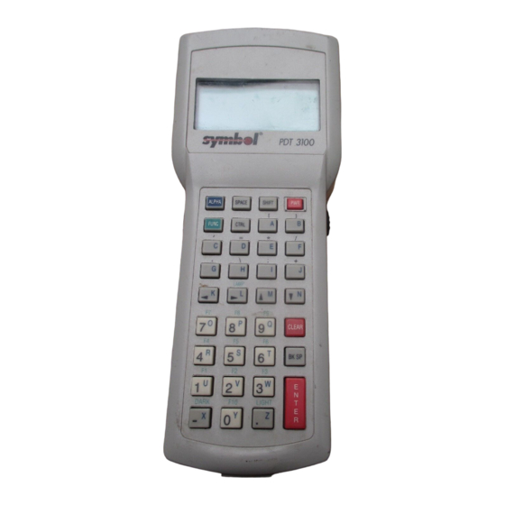 SYMBOL 3100 SERIES QUICK REFERENCE Pdf Download | ManualsLib