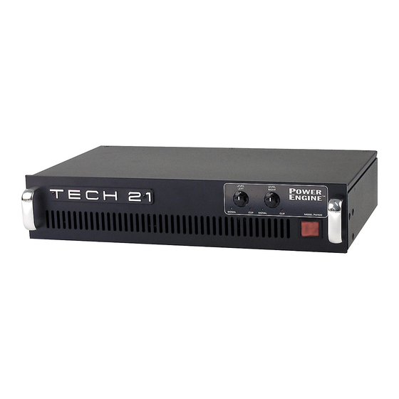 TECH 21 POWER ENGINE 300 OWNER'S MANUAL Pdf Download | ManualsLib