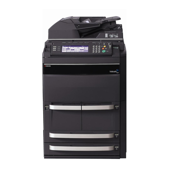 KYOCERA TASKALFA 620 OPERATION MANUAL Pdf Download | ManualsLib