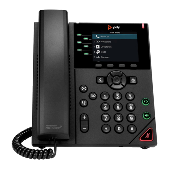 POLY VVX 250 USER MANUAL Pdf Download | ManualsLib