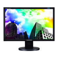 SAMSUNG SYNCMASTER 2243NW MONITOR USER MANUAL | ManualsLib