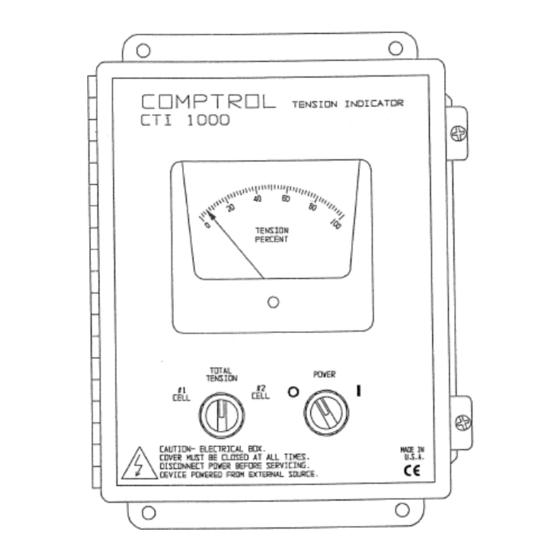 COMPTROL CTL-1000 INSTALLATION AND CALIBRATION MANUAL Pdf Download ...