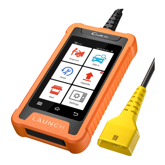 LAUNCH CREADER ELITE GM TROUBLESHOOTING MANUAL Pdf Download | ManualsLib