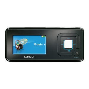 Sandisk Sansa c200 MP3 Player Manuals