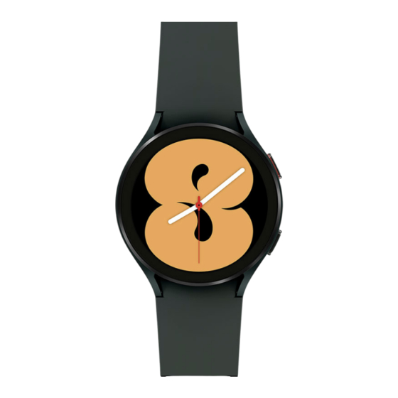 SAMSUNG GALAXY WATCH 4 USER MANUAL Pdf Download | ManualsLib