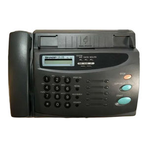 SHARP UX-178 SERVICE MANUAL Pdf Download | ManualsLib