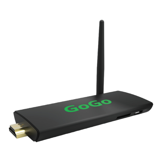 GOGO SMART TV STICK USER MANUAL Pdf Download | ManualsLib