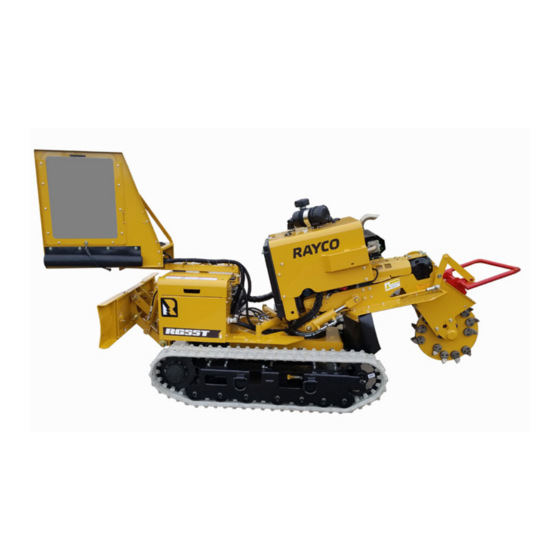 RAYCO RG55T-R OPERATOR, SERVICE, MAINTENANCE MANUAL Pdf Download ...